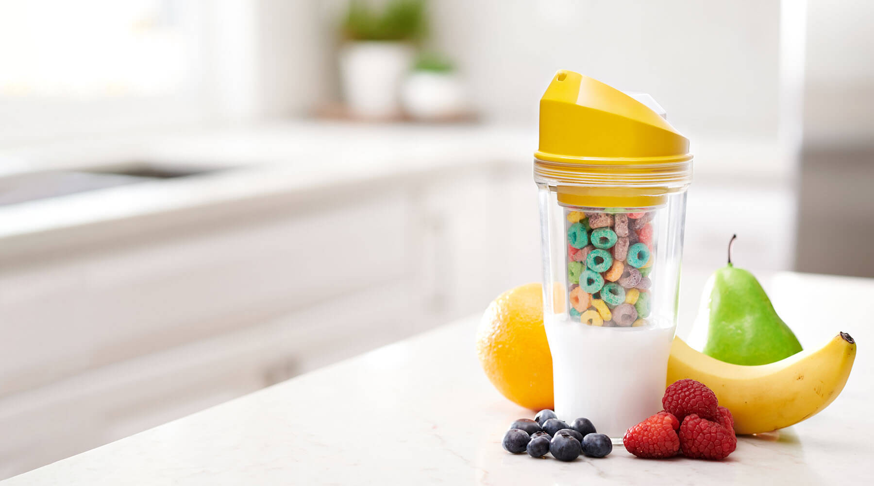 The Official CrunchCup Store - No Spoon, No Bowl, Portable Cereal Cup