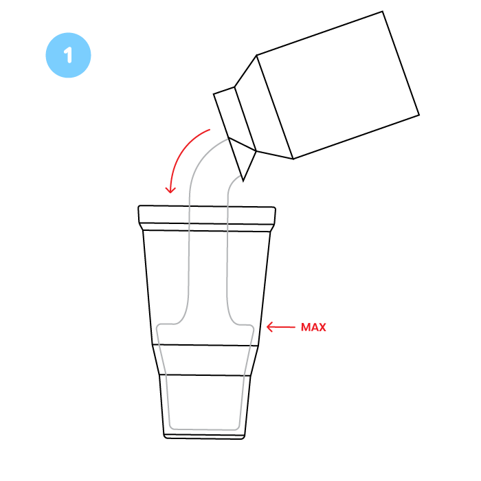 The CrunchCup® - A Portable, No Spoon, No Bowl, Cereal Cup
