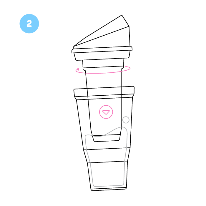 The CrunchCup® - A Portable, No Spoon, No Bowl, Cereal Cup